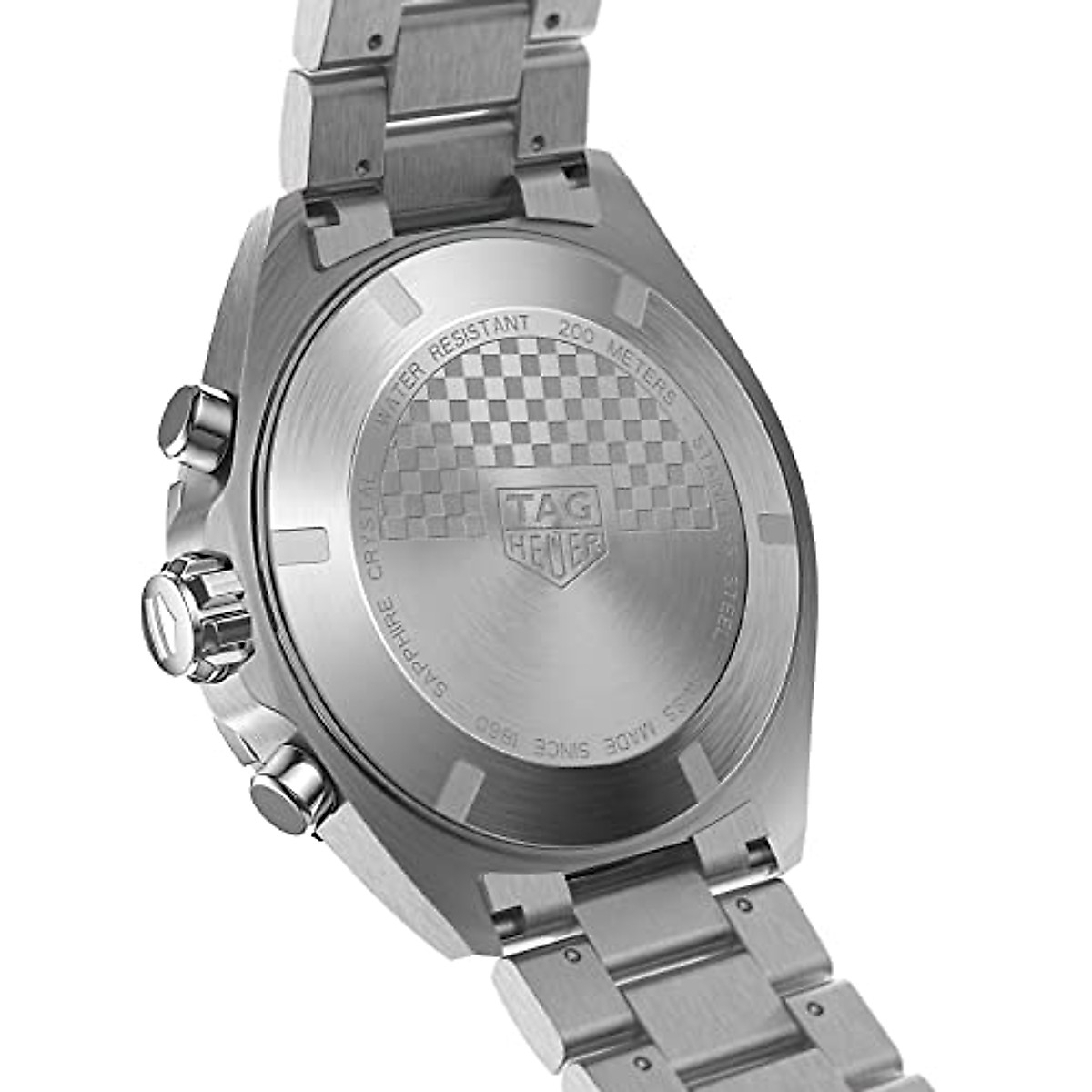 Tag Heuer Formula 1 CAU1115 Mens Quartz Watch Black Dial Chronograph Ss 41mm