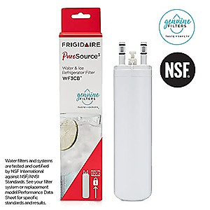Frigidaire WF3CB Puresource3 Refrigerator Water Filter , White & FRPFUAF1 PureFresh Universal Refrigerator Air Filter