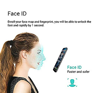 WWJ Mobile Phone BlueGreenBlack 6.3 Inch HD Water Drop Screen 1 16G Full Water Drop Big Screen Smartphone Android 6.0 Resolution 720 1520