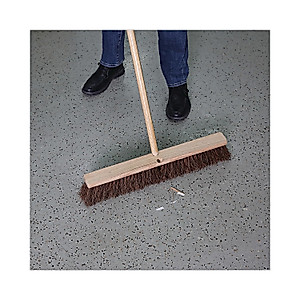 Boardwalk BWK20124 24 in. Brush 3.25 in. Natural Palmyra Fiber Bristles Floor Brush Head