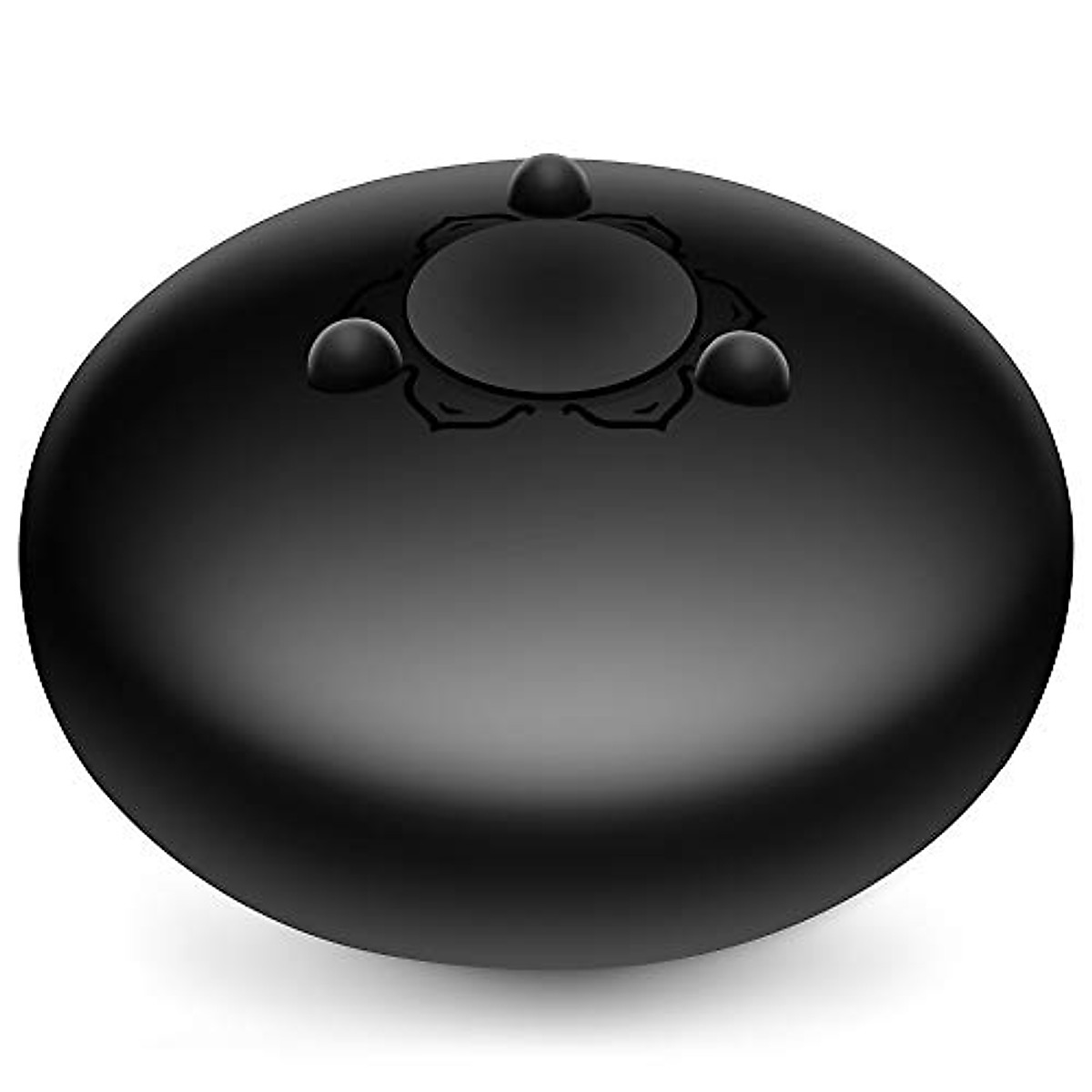 Yinama Steel Tongue Drum Percussion Instrument 11 Notes 10 inches Black