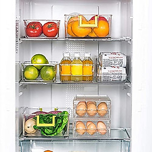 Ettori 2pcs Soda Can Organizer for Refrigerator and Egg Holder for Refrigerator BPA Free Fridge Organizer