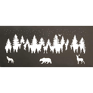 Guide Gear 36-Inch Folding Portable Campfire Fire Pit Ring Heavy-Duty Steel Wood-Burning Firepit Liner for Outdoor Camping Bonfires Outside