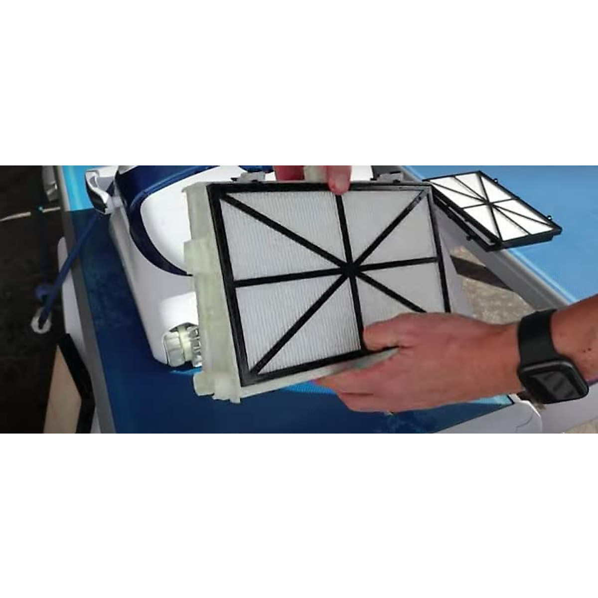 Nispira Ultra Fine Cartridge Filter Panels Replacement for Dolphin Robotic Pool Cleaner Nautilus CC Plus, M400, M500, Odyssey, Oasis Z5i, Sigma, Aquarius XL, C3, C4 Wave 65 90. 9991432-R4, Pack of 4