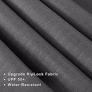 MASTERCANOPY 10x10FT Outdoor Patio Gazebo with Mosquito Netting for Backyard, Patio, Garden Dark Grey