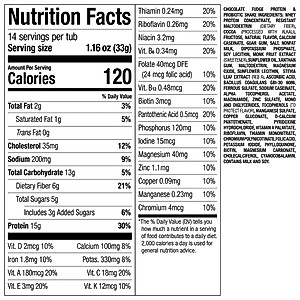 Nutrisystem ProSync Chocolate Meal Replacement Protein Shake Mix - 14 Servings