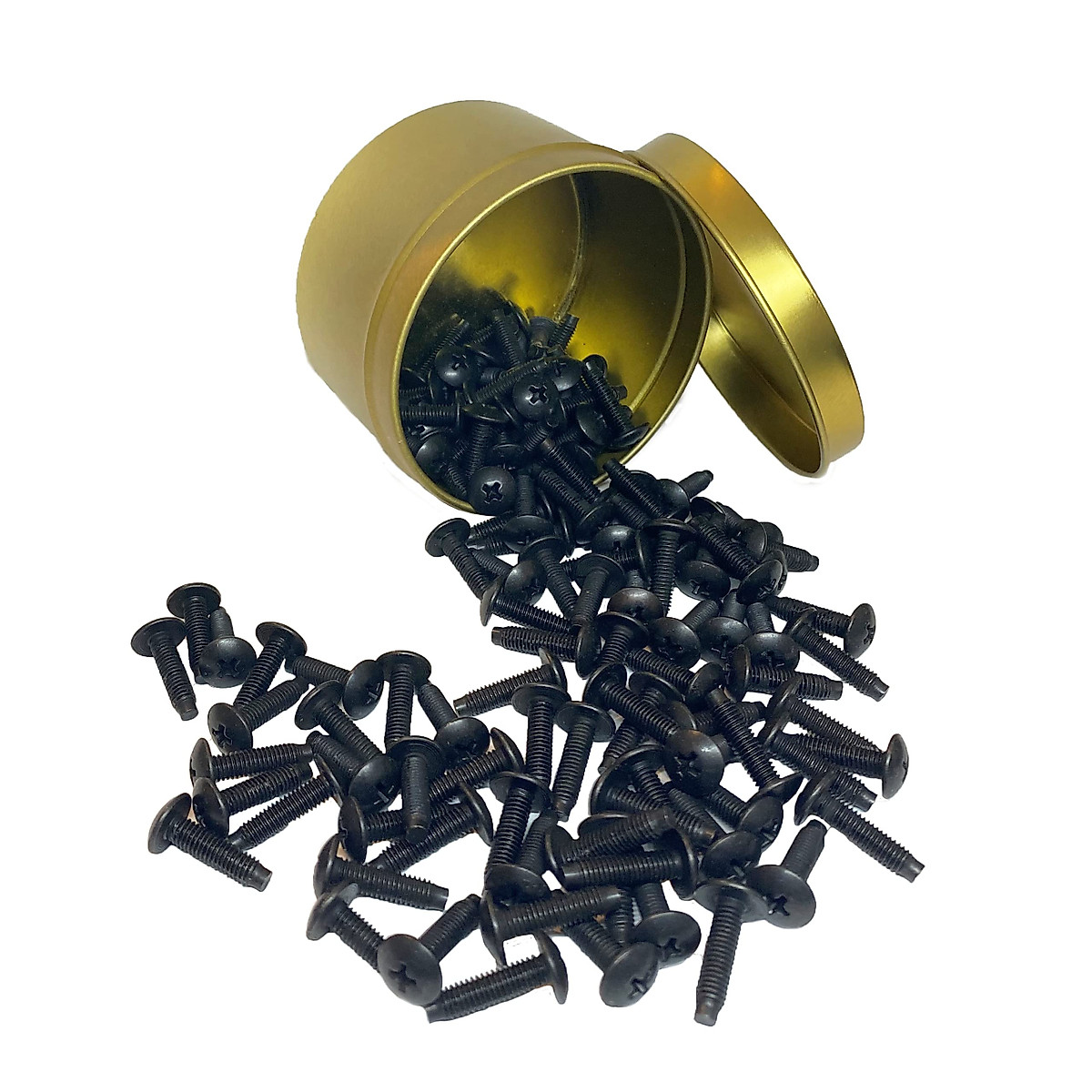 RackGold® 10-32 Rack Screws w/Delrin Washers 100 Pack - USA Made