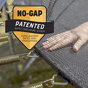 Skywalker Trampolines 12-Feet Round Trampoline and Enclosure with Spring Pad, Blue