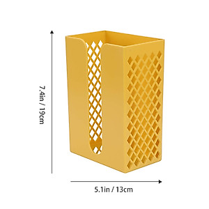 DOITOOL Paper Towel Dispenser Countertop Multifold Paper Towel Holder Hand Towel Dispenser for Home Kitchen Bathroom Restaurant (Yellow)