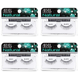 Ardell Natural Lashes False Eyelashes Sexies Black (4 pack)