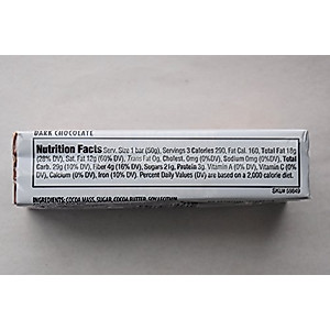 Trader Joe's Belgian Dark Chocolate Bars 3 Variety Pack - Total 9 Bars, 1.7 ounces