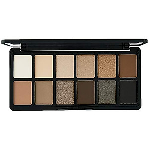 L.A. Girl Fanatic Eyeshadow Palette, The Nudist, 0.035 Oz., Powder