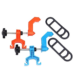 LIZHOUMIL Portable Bicycle Wheel Truing Stand, Bike Rims Adjustment Tools, Mini Simple Compact Lightweight Bike Wheel Repair Tools Tuning Tool Blue