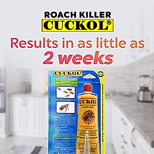 Cuckol Bait Ready to use, Kills All Cockroaches Including The German one, odorless, Safe use for People and Pets, Natural attractants Placed in Kitchen and Furniture, Long time Without Cockroaches