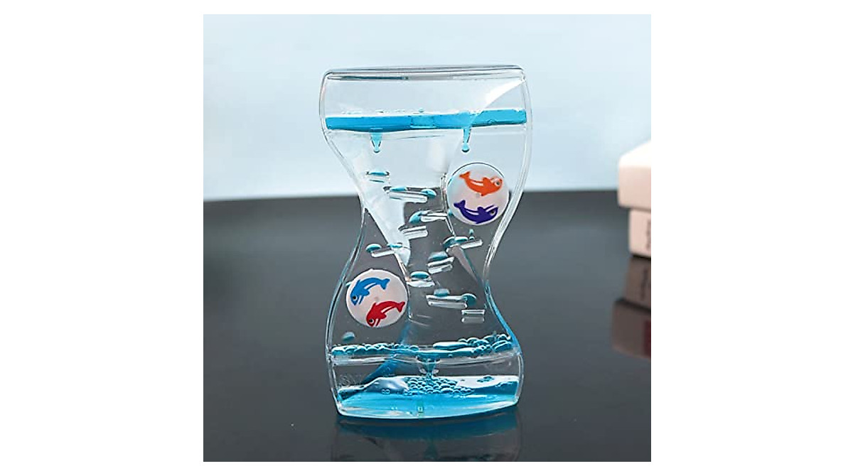 Liquid Timer Hourglass: Manage Time, Relieve Stress, Decorate