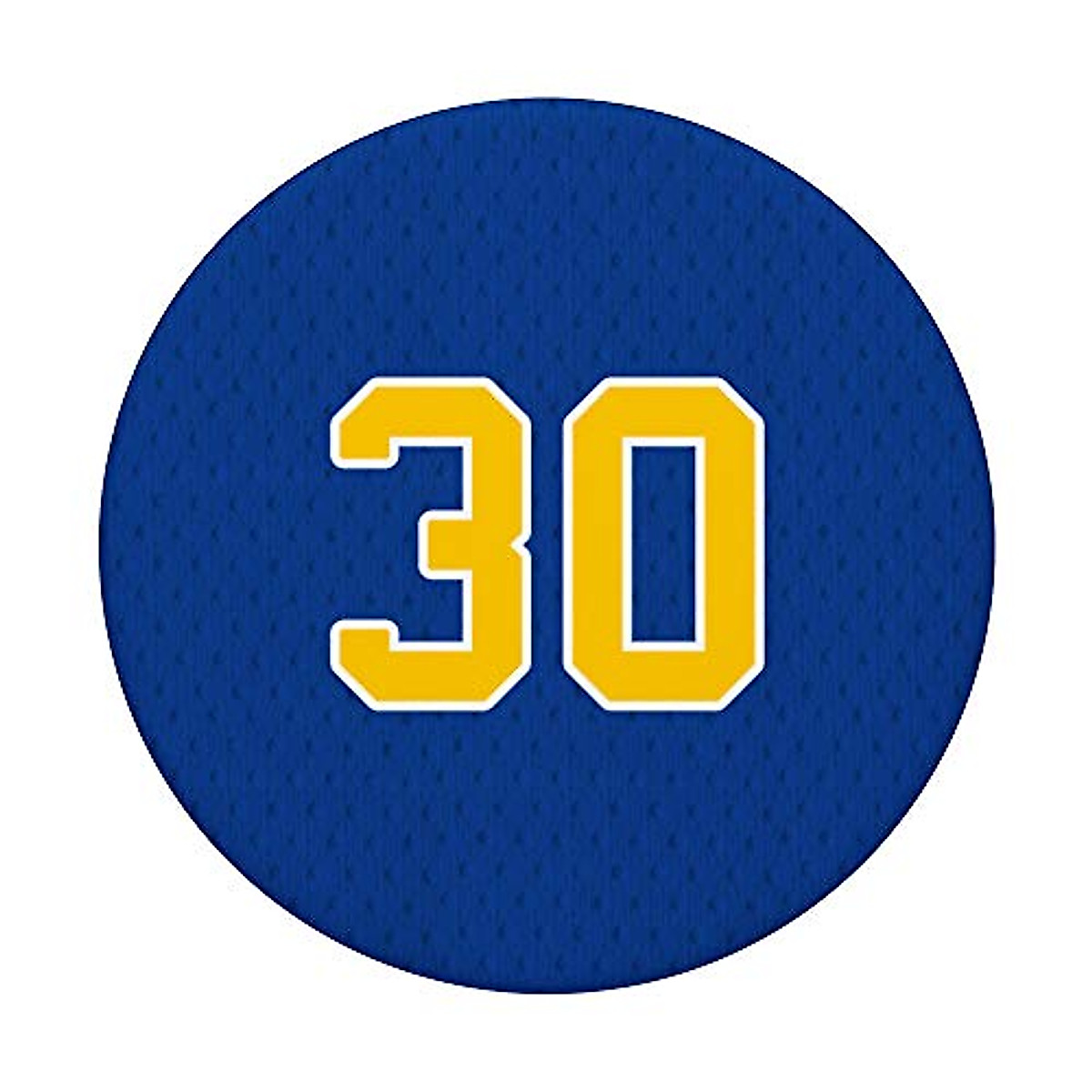 Basketball Legend #30 Blue and Yellow PopSockets PopGrip: Swappable Grip for Phones & Tablets
