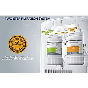 Coway Aquamega 200C Replacement Filter, 2 Piece Set, White