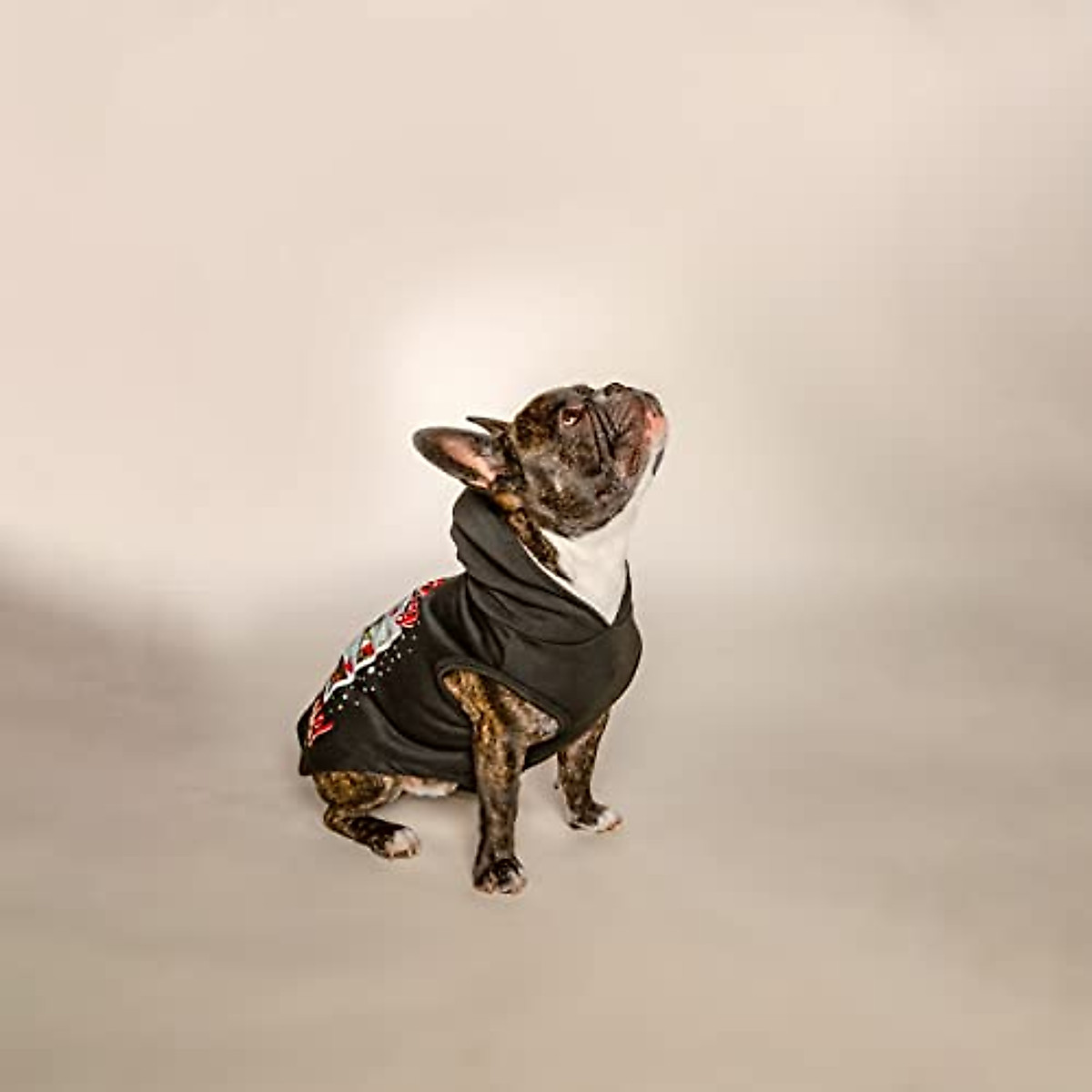 Doggy Parton Black Happy Dollydays Hoodie for Pets, Large