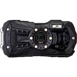 Pentax Optio WG-2 Digital Camera, Black (Discontinued by Manufacturer)