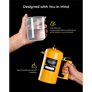 InoKraft Non-Aerosol Sprayer G1 - Pressurized Spray Bottle for Industrial-Strength, Non-Corrosive, Easy-to-Maintain Paint Sprayer for Mechanical and Automotive Repair