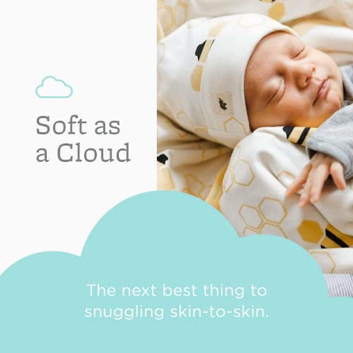 MONICA + ANDY Unisex Organic Cotton Baby Boy Girl Adjustable Top Knot Cap, Pink Le Macaron, 0-6 Months