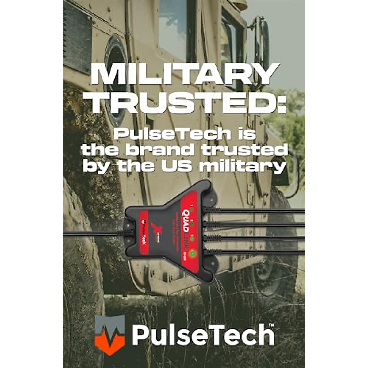 PulseTech QUADLINK – Charge 4 Batteries at The Same TIME, Your existing Charger or Ours, Four Channels from One Charger (XC-QL4)