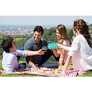 Elephant Gifts for Women-Mothers Day Gifts Unique Birthday Gifts for Her Funny Novelty Wine glass Personalized Present for Girlfriend,Coworkers, Friends Insulated Tumbler 12oz Blue