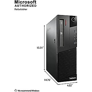 Lenovo ThinkCentre SFF Desktop Computer i7 up to 3.9GHz, 16GB RAM, New 1TB SSD, WiFi, Keyboard & Mouse, Windows 10 Pro (Renewed)
