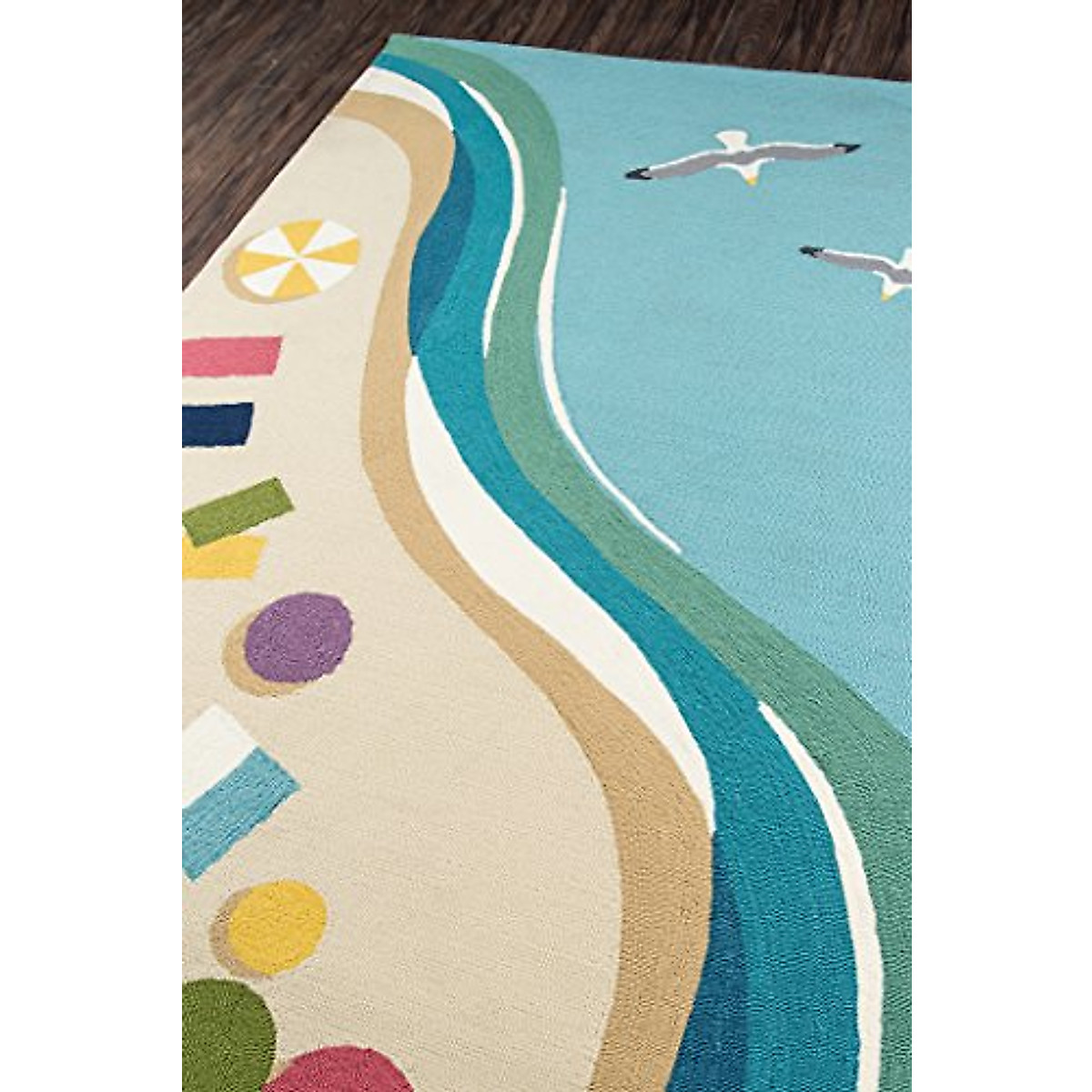 Momeni Rugs Veranda Collection Area Rug, 5' x 8', Blue