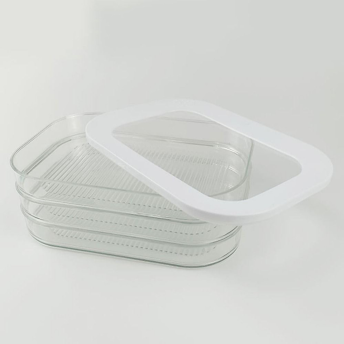 Generic Deli Meat Container for Fridge,Meat Pieces Storage Box,Food Storage Boxes with Lid,Cheese Keeper Box,Portable Meat Container(1 Tier Storage Box), AM0XEB0KQWAUS