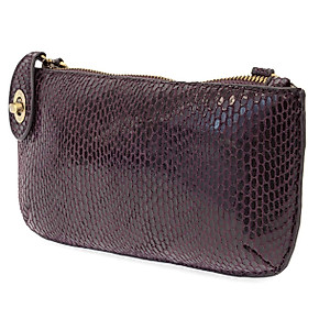 Joy Susan Womens Crossbody Wristlet: Python Clutch