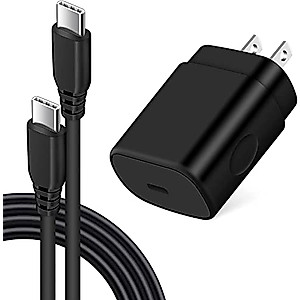 25W USB C Fast Charger Compatible for Samsung Galaxy S22/S21/S20 A13 A14 A12 A11 A04S A03S A32 A21 A22 S23 Z Fold 5 4/Z Flip 4, Pixel 7 6 Pro 6a,Fast Charger Phone Charger Type C Charger Cord