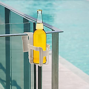 Baluue Party Outdoor Mug Above Cup Drinks, Pool Holder Accessories Supplies Rack Poolside Storage Beverage Garden Hanging Dink Ground Drink Refreshing Holders for Drinks Swimming 2pcs