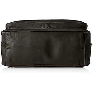 Piel Leather Cross Body Tote, Black, One Size