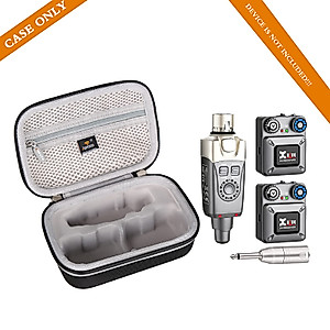 Aproca Hard Travel Storage Case, for Xvive U4R2 Wireless in-Ear Monitor System Transmitter and 2 Receiver