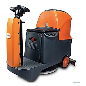 SM70 Ride-On Floor Scrubber, 22" Brush, Floor Scrubber with a Complete Set of Parts