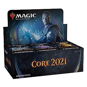 3 (Three) Booster Packs of Magic: The Gathering: Core Set 2021 M21 - 3 Booster Packs (MTG Booster Pack Draft Lot Bundle)