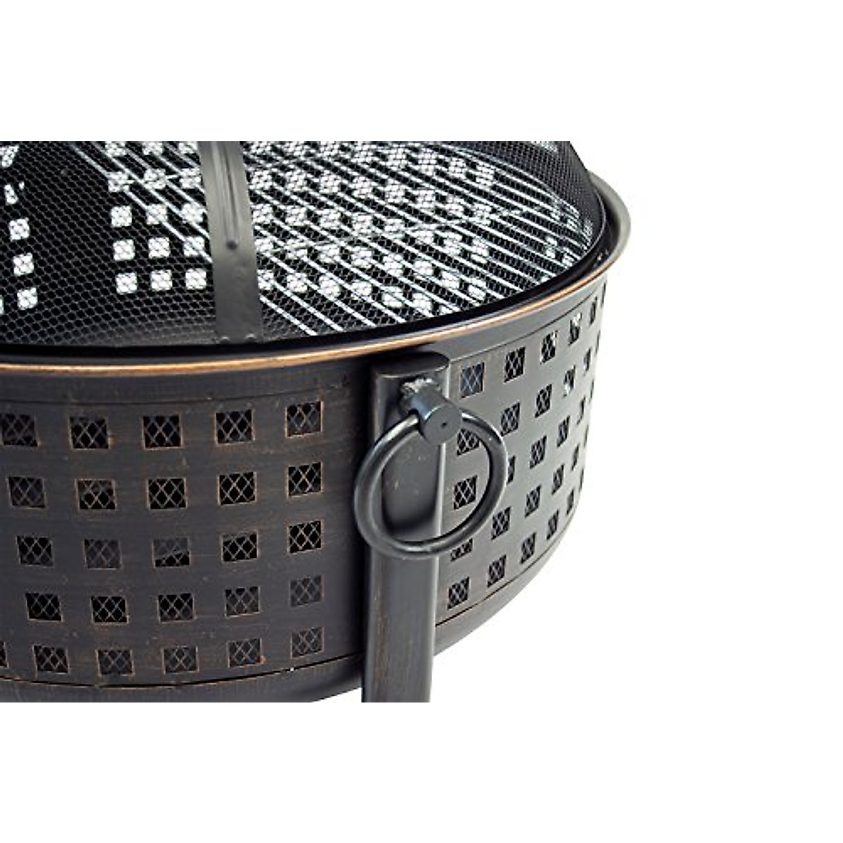 Pleasant Hearth OFW821RC Langston 12" Deep Bowl Fire Pit