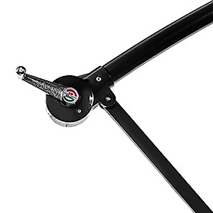 XtremepowerUS 96065 10 ft 8 Ribs Cantilever Offset Hanging Umbrellas Garden with Cross Base, Brown