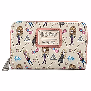 Loungefly Harry Potter Luna Lovegood All-Over-Print Zip Around Womens Wallet