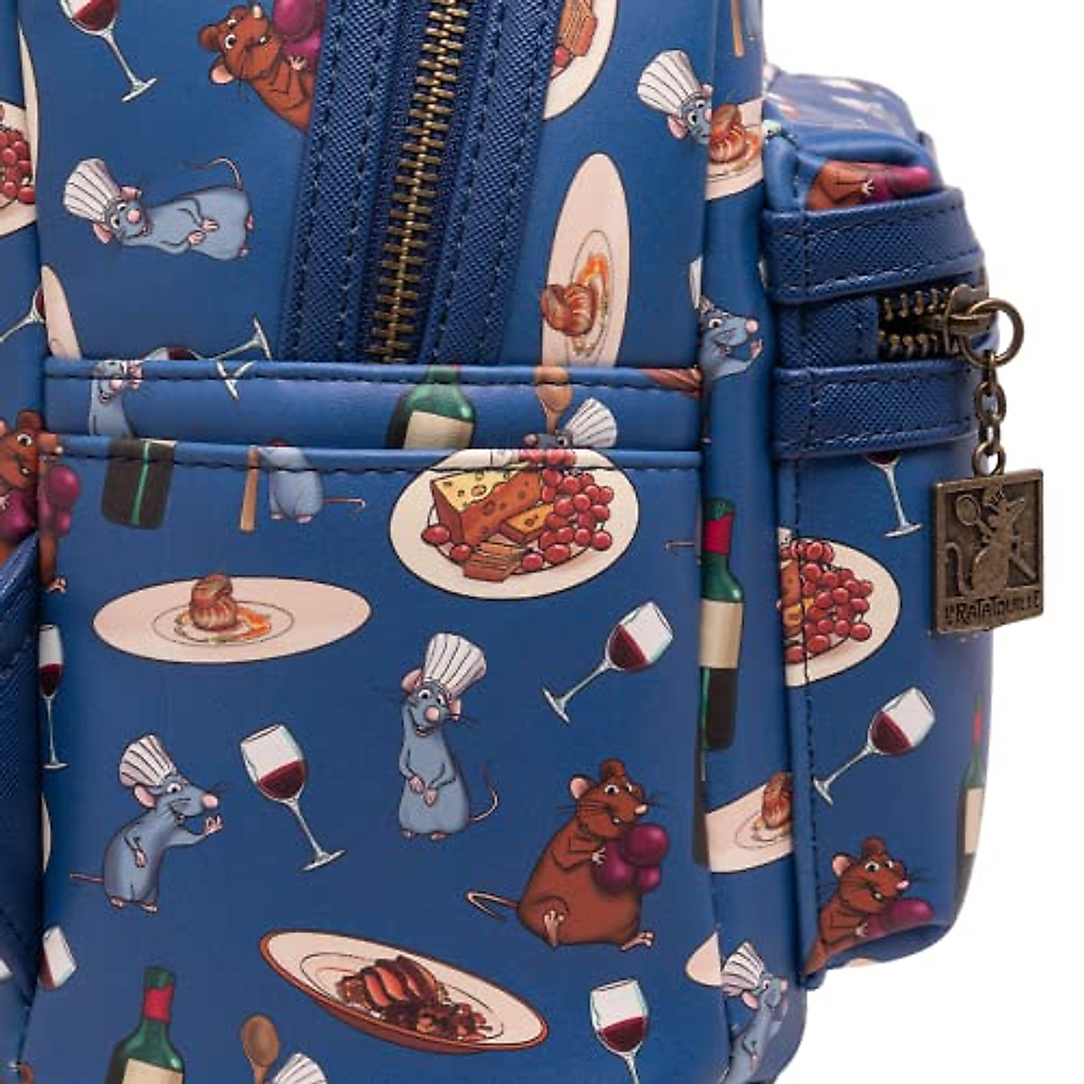 Loungefly Disney Pixar Ratatouille Remy and Emile Allover Print Backpack