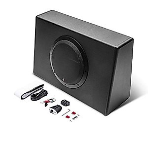 Rockford Fosgate Punch P300-10T Single 10" 300-Watt Amplified Truck Sealed Box Subwoofer - Black