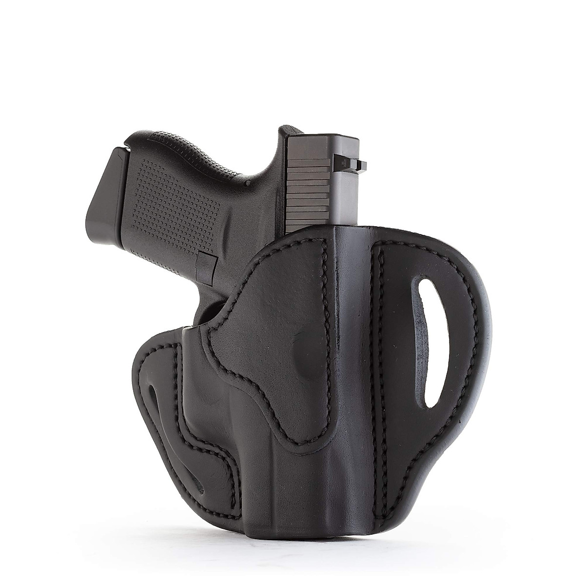 1791 Gunleather Glock 43 Holster, Right Hand OWB G43 Leather Gun Holster for Belts. Fits Glock 43 and Ruger LC9 & Ruger SR22