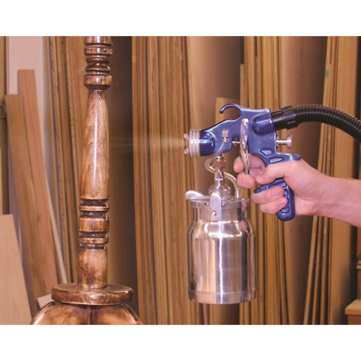 Earlex HV5500 HVLP Spray Station Paint Sprayer for Woodworking and Furniture Refinishing, 2-Stage Turbine, HVLP Spray Gun, Spray Gun, HVLP Turbine Sprayer