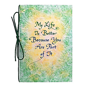 Blue Mountain Arts Appreciation Card—Birthday, Just Because, Thinking of You, or Any Occasion Card for a Friend, Family Member, or Loved One (My Life Is Better Because You Are Part of It)