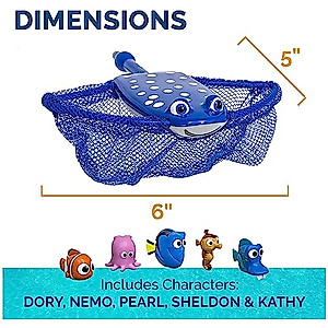 SwimWays Disney Finding Dory Mr. Ray's Dive and Catch Game, Bath Toys and Pool Party Supplies for Kids Ages 5 and Up