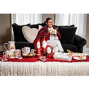 Mud Pie, Multi, Oh So Merry Christmas Section Server Platter, Multu, 2" x 12" x 12"