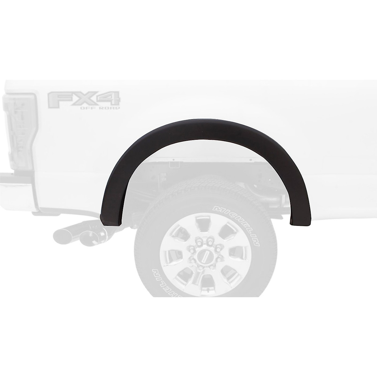 Bushwacker 20941-02 OE-Style Fender Flares 4pc. Set fits 2011-2016 Ford F-250 & F-350 Super Duty