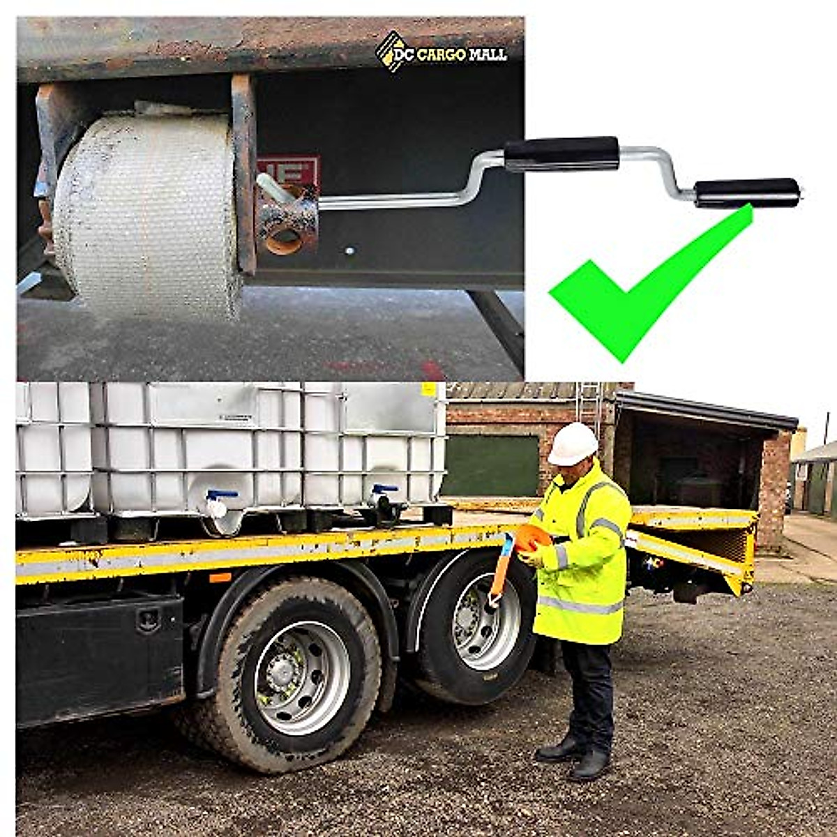 QZATTCAEN Strap Winder for Flatbed Truck Hand Roller for Winding Kwik Winder Winch Winder for Winch Straps