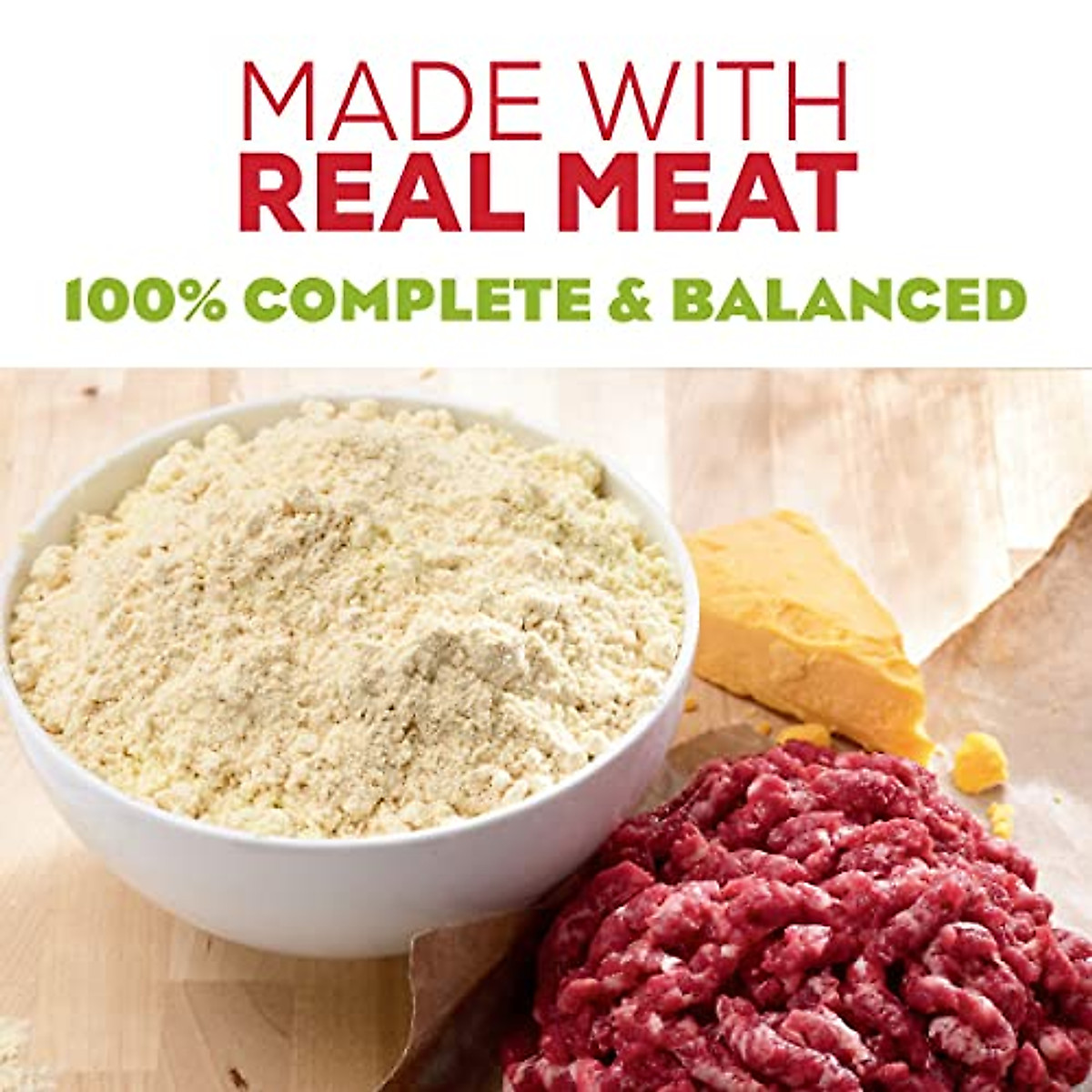 Purina Moist & Meaty Dry Dog Food, Burger with Cheddar Cheese Flavor - 36 ct. Pouch